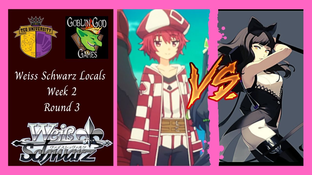 Weiss Schwarz Locals | Week 2/Round 3 - Austin Hizer(Bofuri) Vs Ben ...