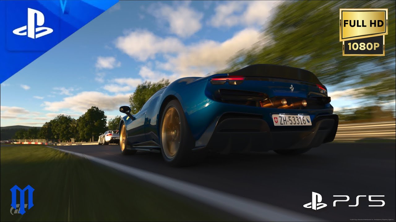 (PS5) GRAN TURISMO 7 - GAMEPLAY FERRARI 296 GTB - NÜRBURGRING (1080P ...