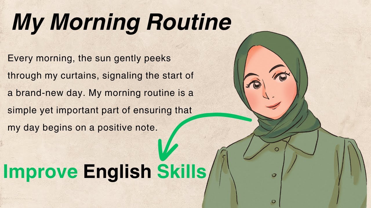 MY Morning Routine | Learn How To Talk About Your Daily Routine in ...