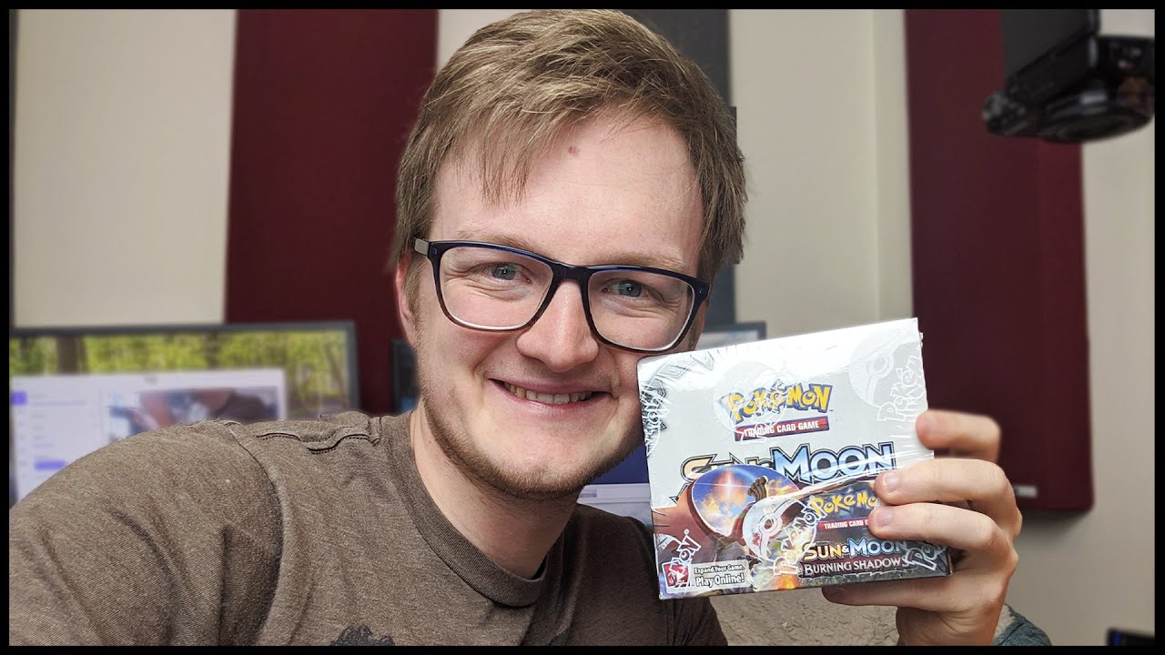 Grian Opens 1 FULL Burning Shadows Pokemon Booster Box - YouTube