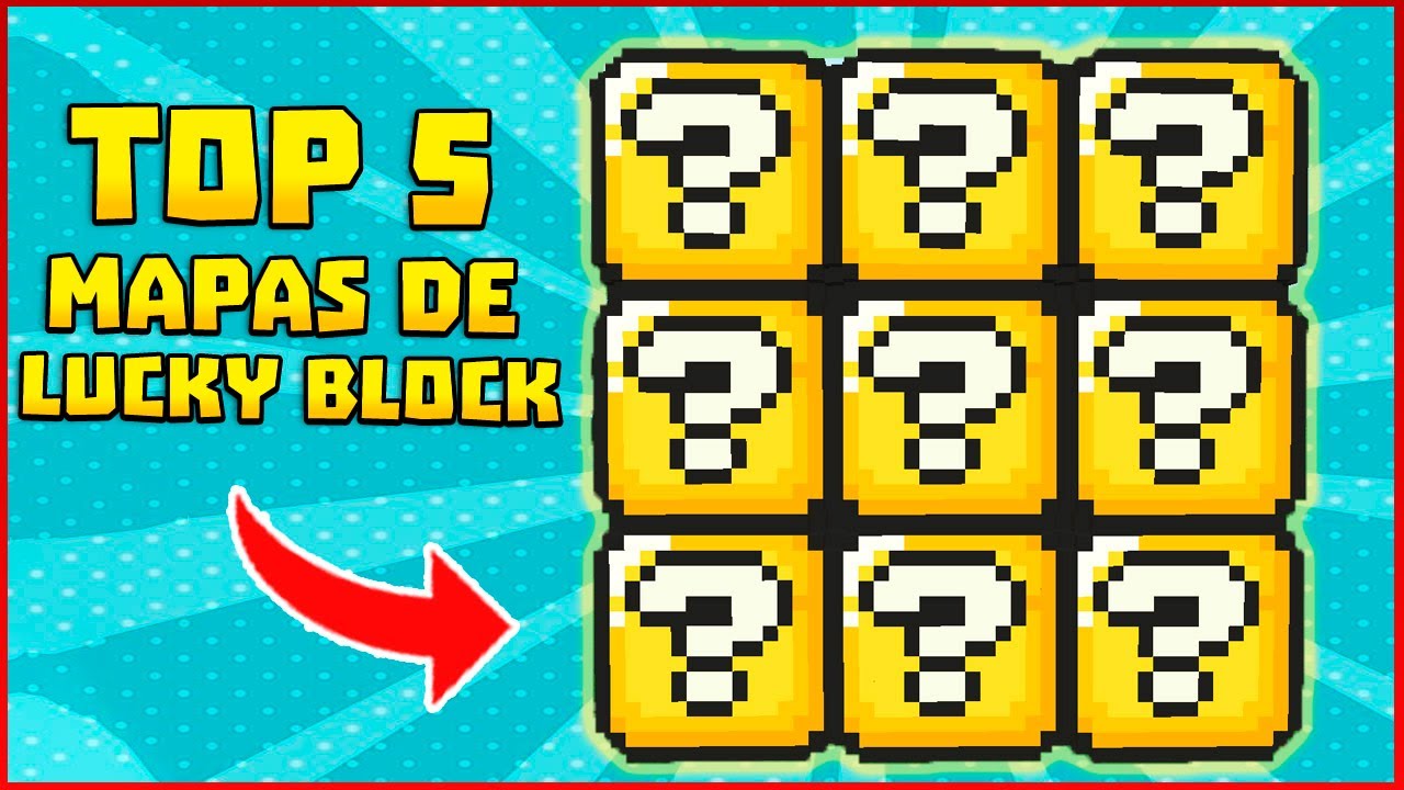 TOP 5: Melhores mapas de LUCKY BLOCK no Mini World - YouTube