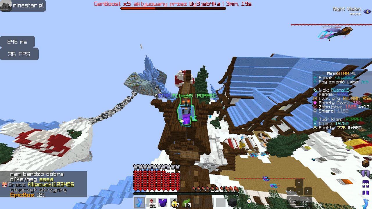 MAM SPACZONNĄ BROŃ NA SERWERZE MINESTAR.PL SKY GEN - YouTube