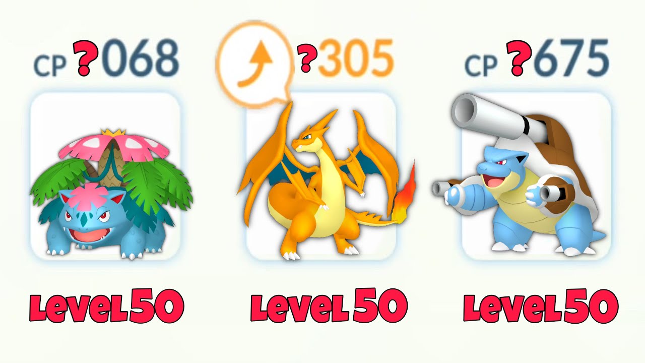 What HAPPENS When We Use *Level 50* KANTO STARTERS in Go Battle Master ...