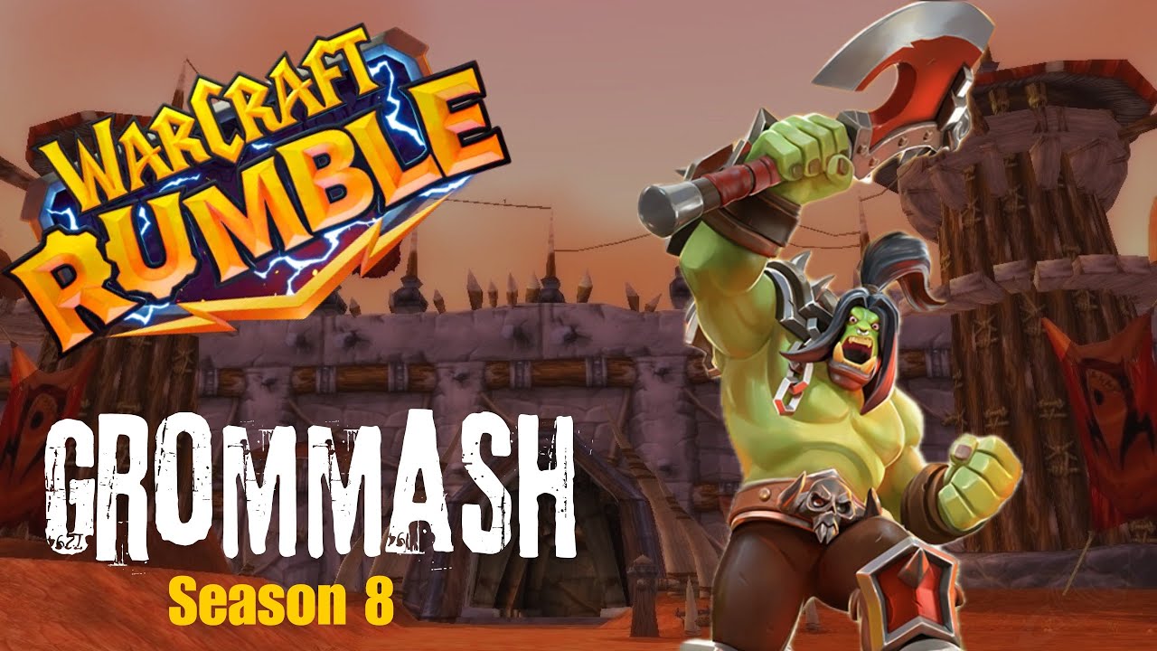 Warcraft Rumble PvP : Grommash 14k+ Turtle deck ofc … ( Rocket Towers ...