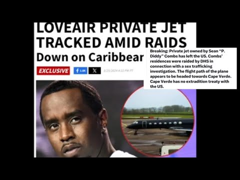 DIDDY Private Jet Tracked TO CARIBBEAN ISLAND CAPE VERDE - YouTube