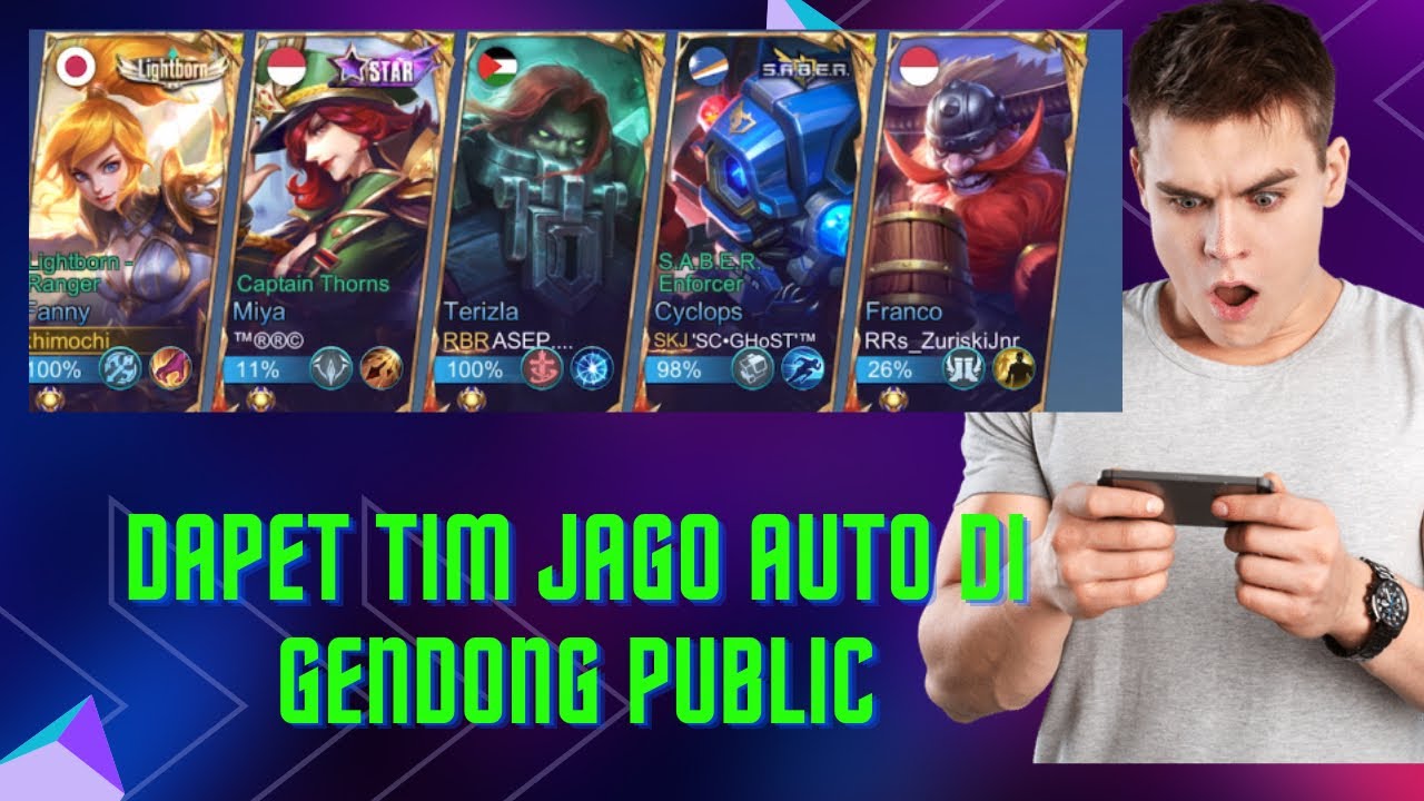 Moonton lagi baik di kasih tim jago jago - YouTube