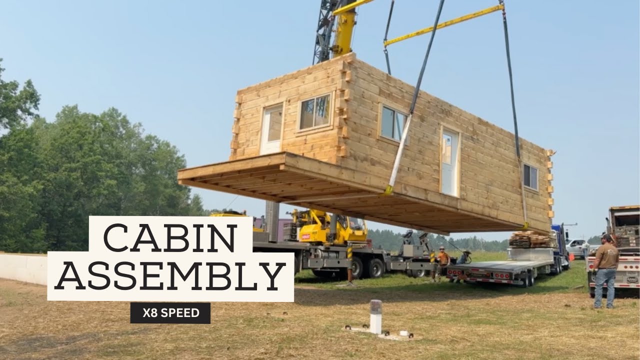 Cabin Assembly 8x Speed | August 2025 - YouTube