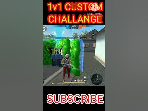 1v1 CUSTOM CHALLANGE free fire.... - YouTube