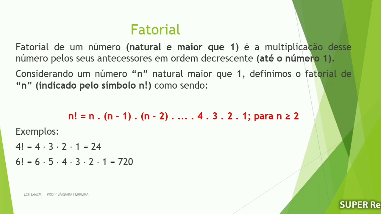 Fatorial - YouTube