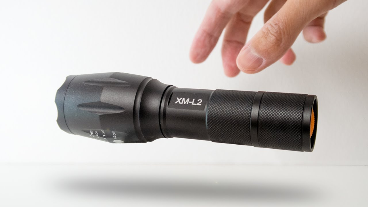 LEDEAK XM-L2 Flashlight (1200 Lumen T6 CREE LED) REVIEW - YouTube