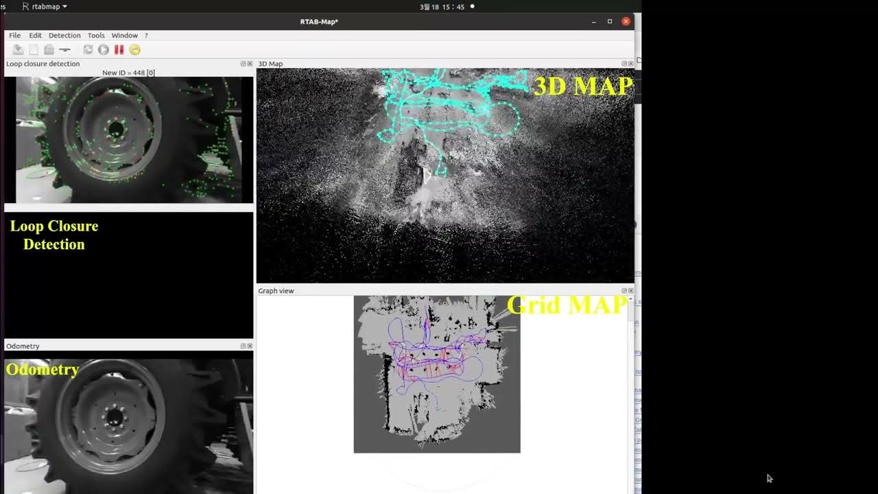 Robot Indoor Mapping Using RTABMAP-SLAM - YouTube