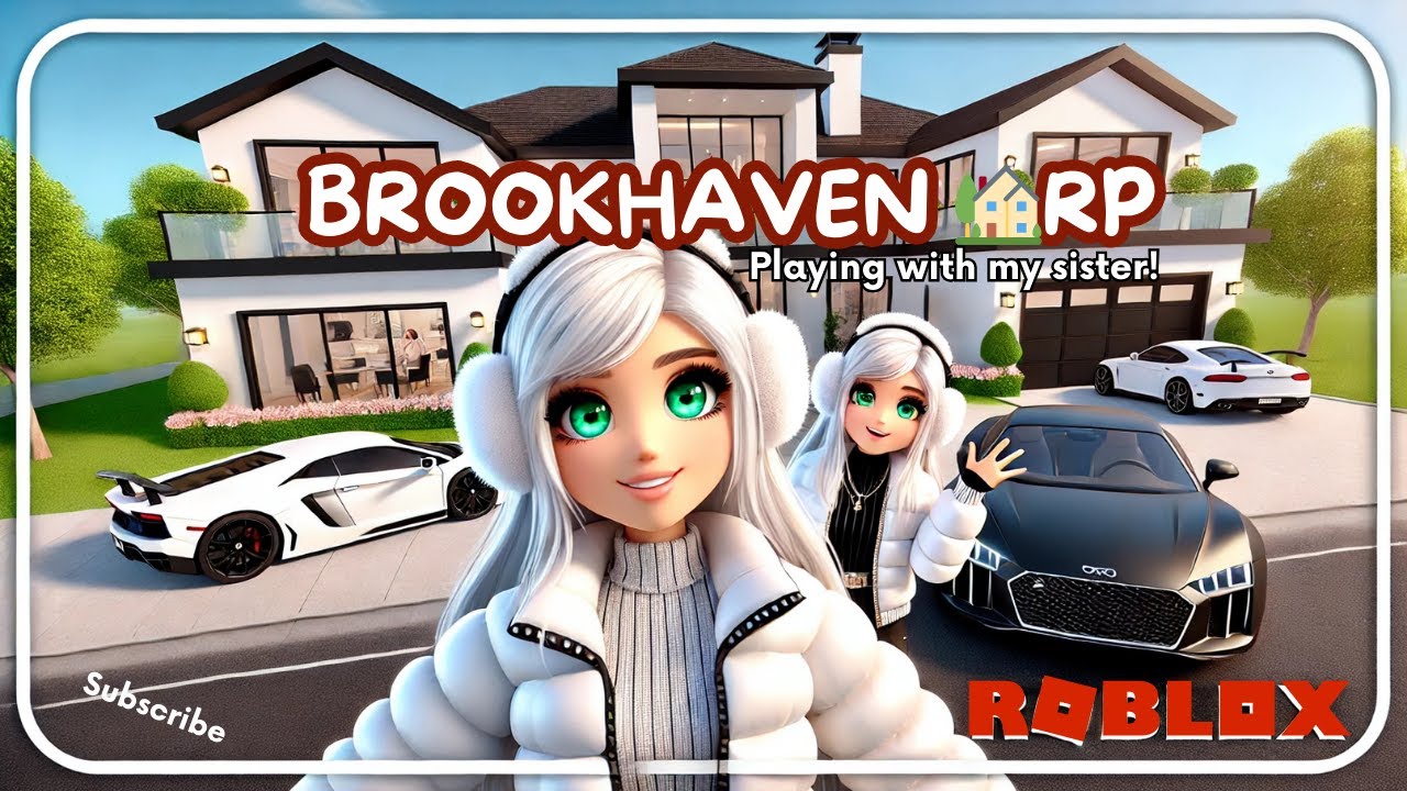 Playing Brookhaven 🏡RP Roblox with My Sister! | Roblox - YouTube