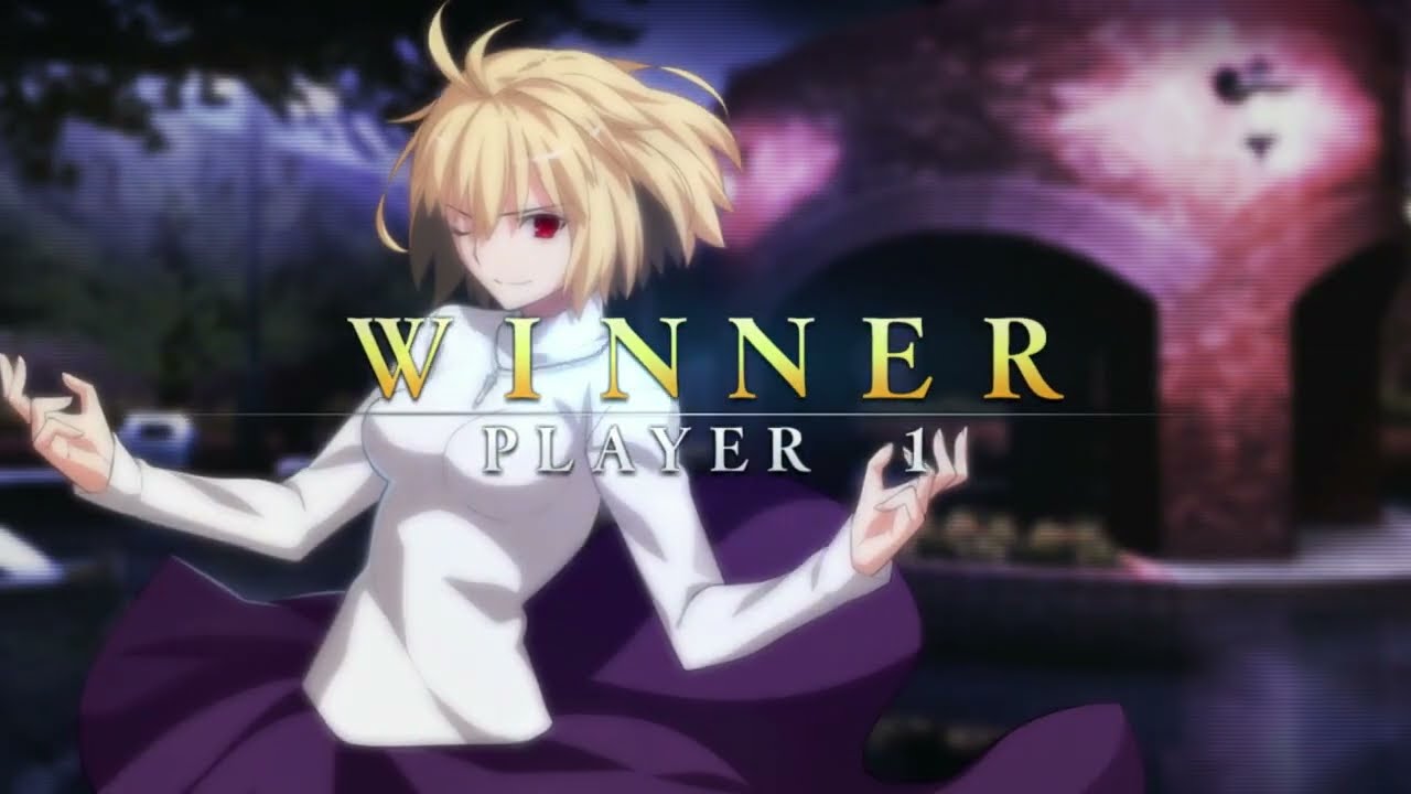Red Arcueid Victory Quotes - Melty Blood: Type Lumina - YouTube