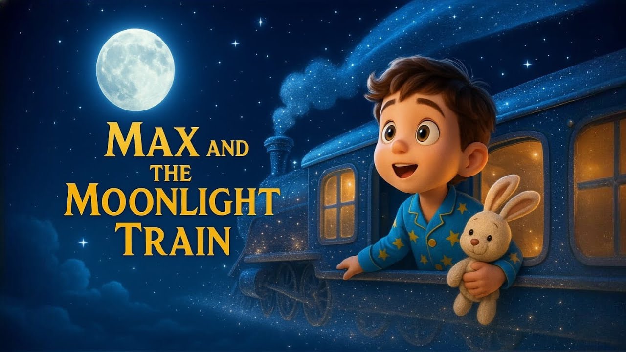 Max and the Moonlight Train 🚂 | Magical Bedtime Story for Kids | 3D ...