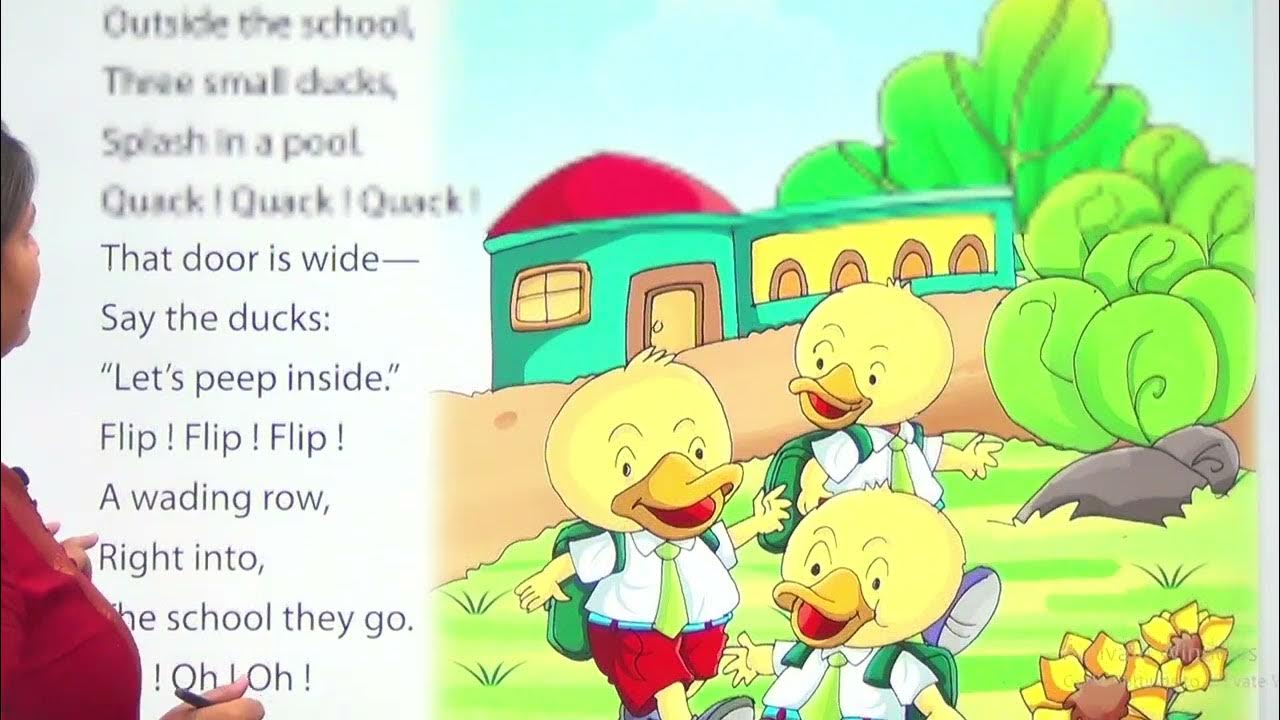 CHAPTER 1 THREE SMALL DUCKS (POEM) | ENGLISH CLASS 1 - YouTube