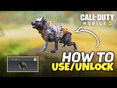 HOW TO USE AND UNLOCK K9 UNIT OPERATOR SKILL IN COD MOBILE IN HINDI ...
