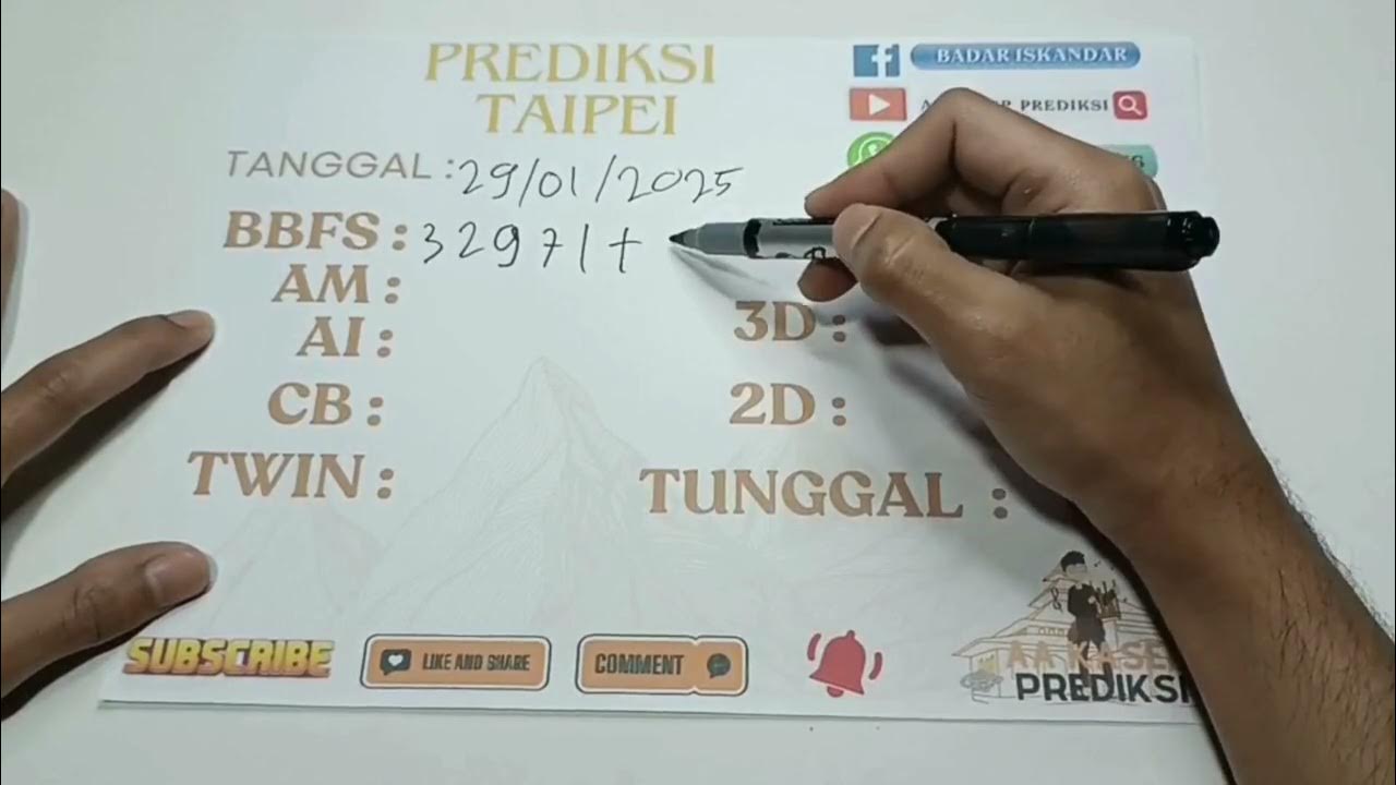 PREDIKSI TAIPEI | PREDIKSI TAIPEI 29 JANUARI 2025 | RUMUS TAIPEI ...