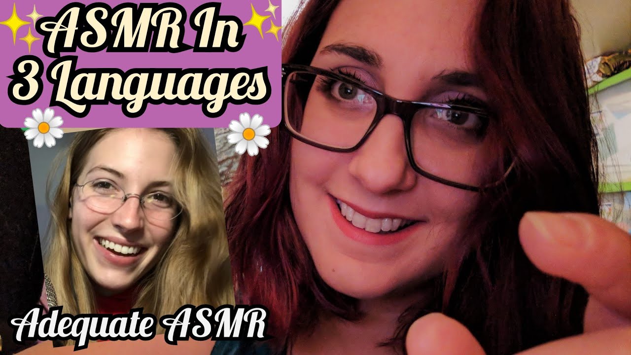 ASMR Languages ~ Whispering in French, Spanish, English + Tingly Sounds ...