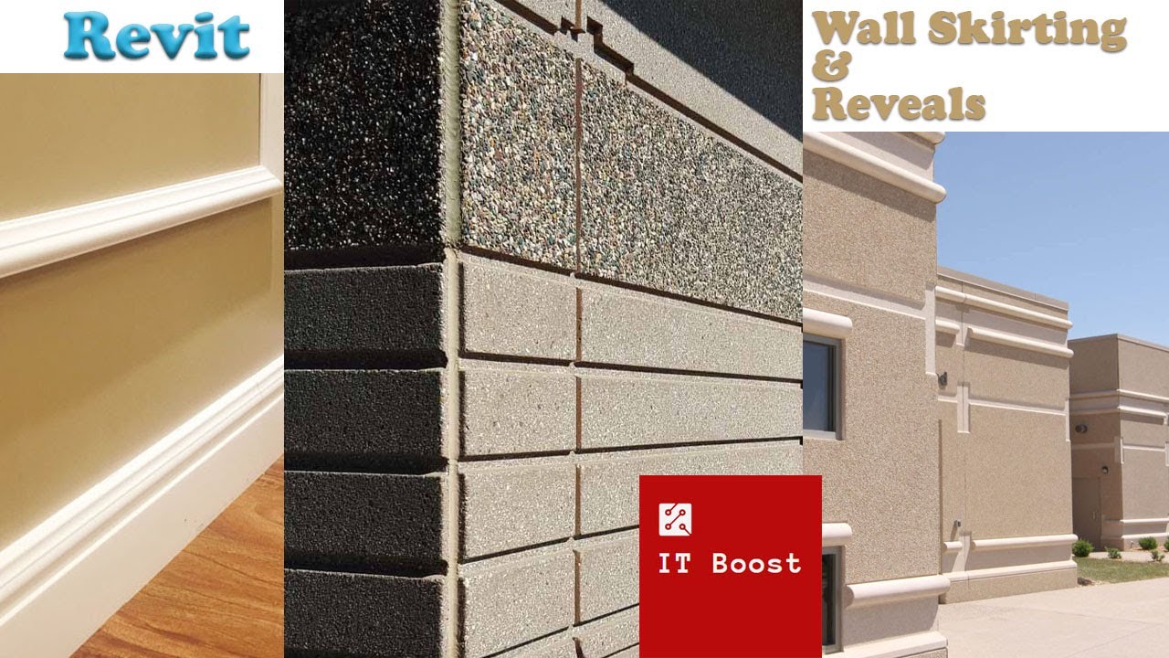 Revit | Wall Sweep & Reveals - YouTube