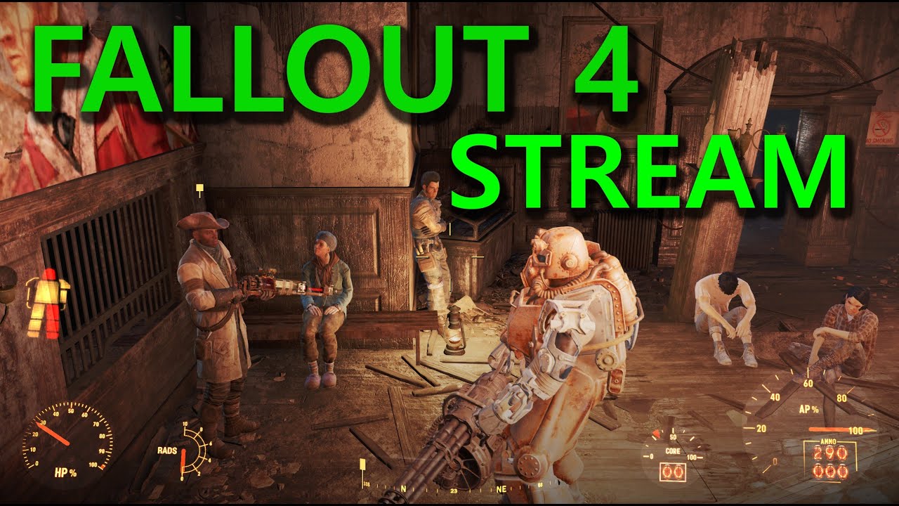 Fallout 4 Stream 1 - YouTube