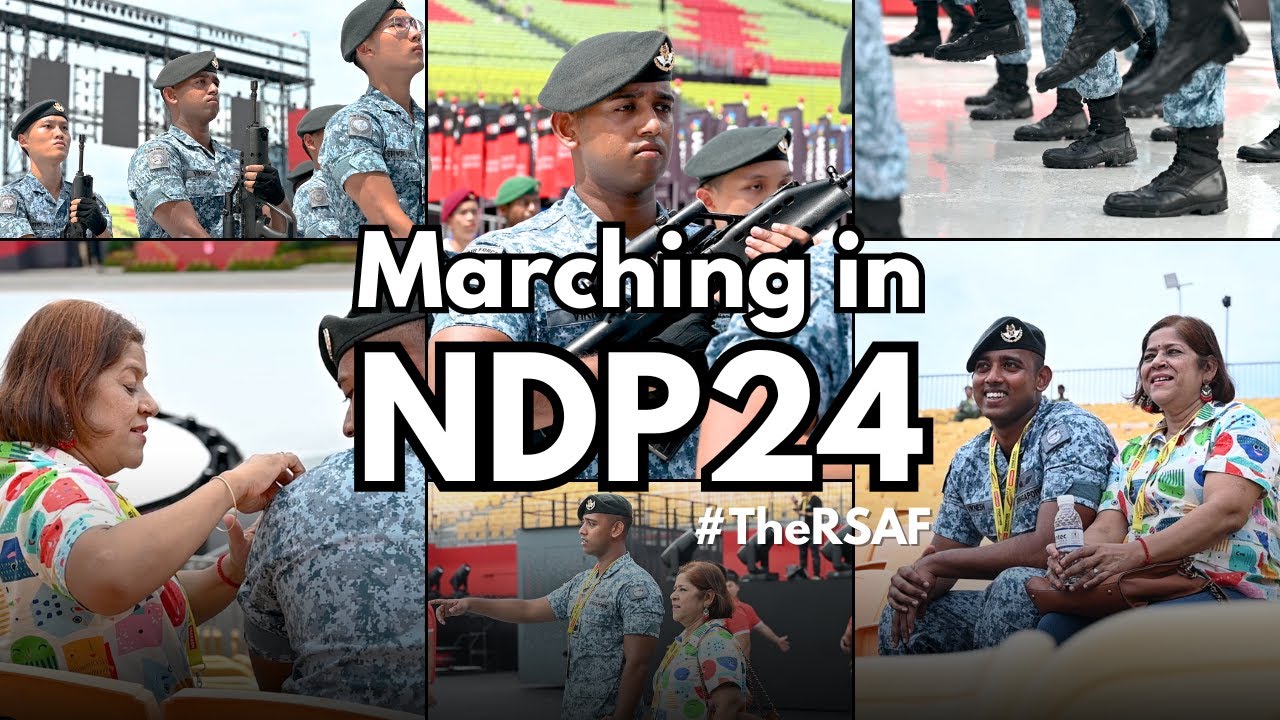 Marching in NDP 2024: A Mother's Love - YouTube