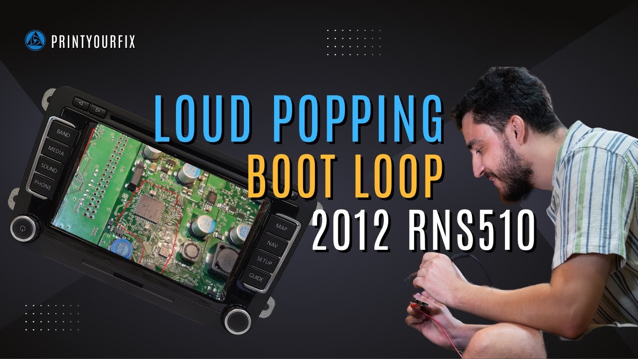 2012 RNS510 radio/nav boot loop and loud popping sound from all ...