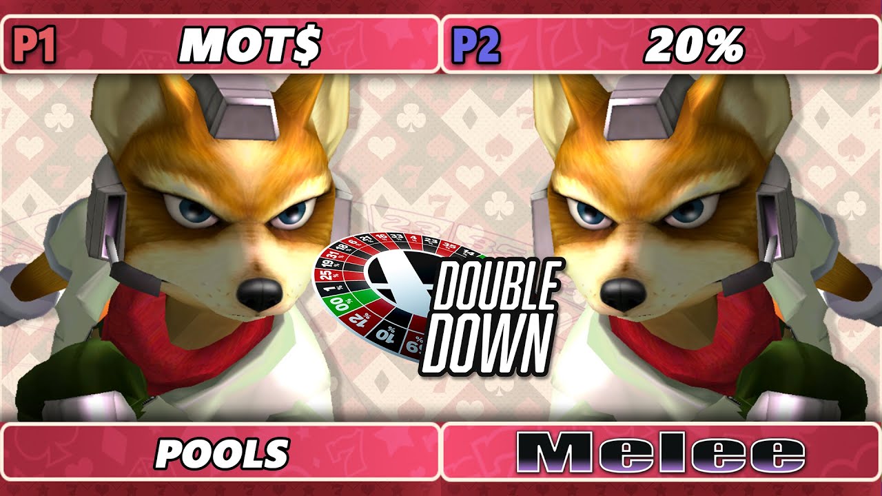 Double Down 2022 - Mot$ (Fox) Vs. 20% (Fox) SSBM Melee Tournament - YouTube