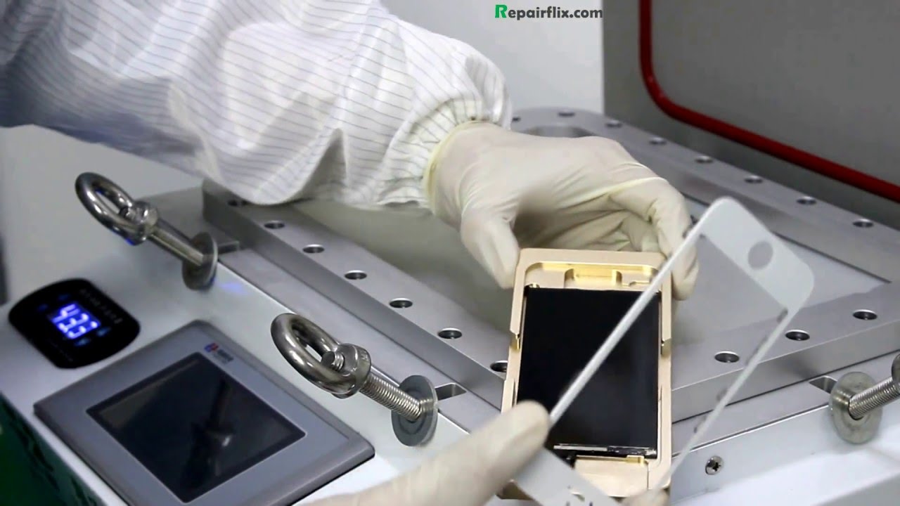 OCA Laminating Machine & cell phone repair frame bezel with screen ...