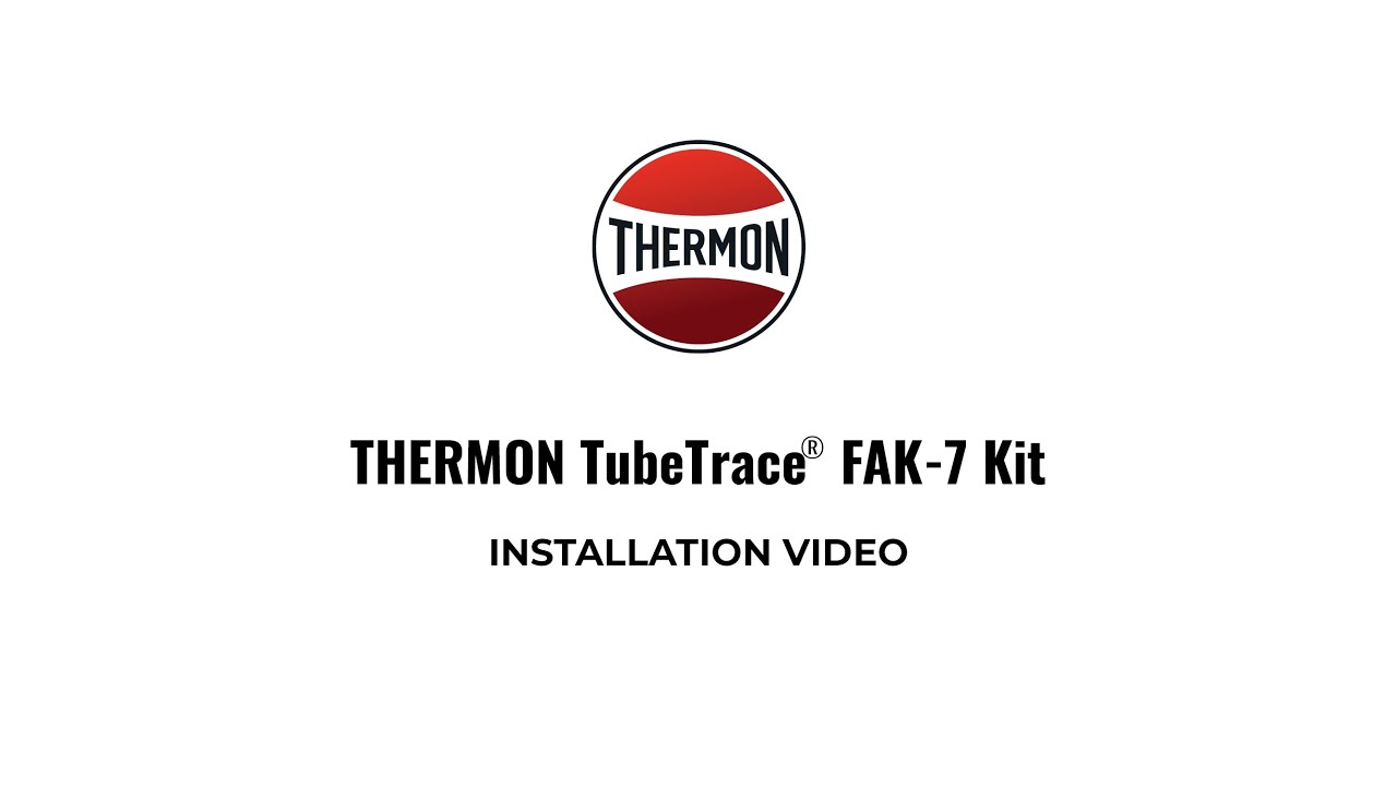 Thermon's TubeTrace® FAK-7 Kit Installation - YouTube
