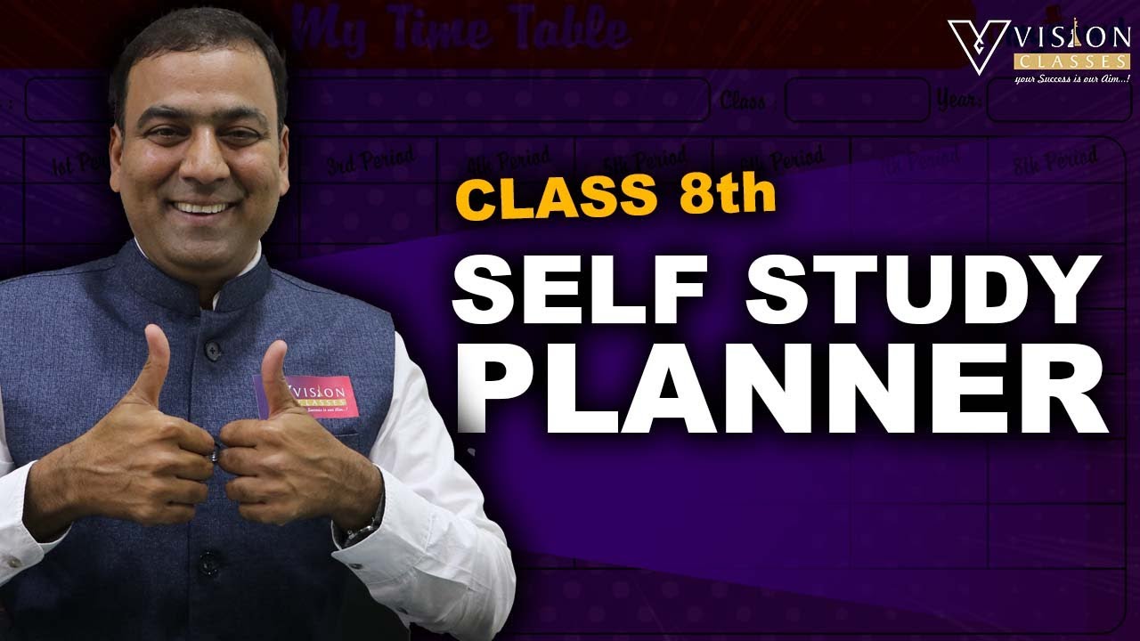 Topper’s Timetable for Class 8th🔥| Follow this to Score 95% | Ram Zinjan Sir | Vision Classes ...