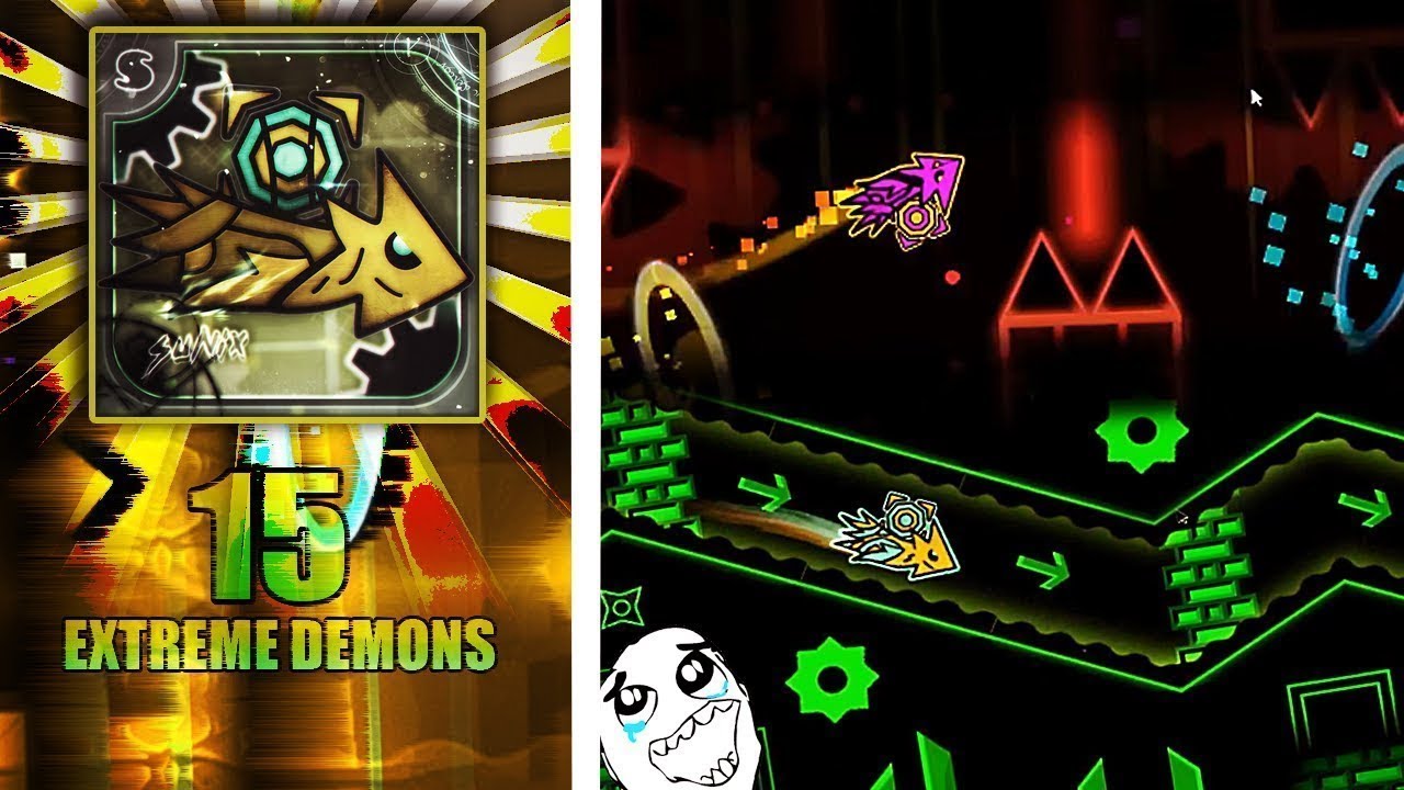 ДЕЛАЯ НЕВОЗМОЖНОЕ В GEOMETRY DASH || "Sunix" - YouTube