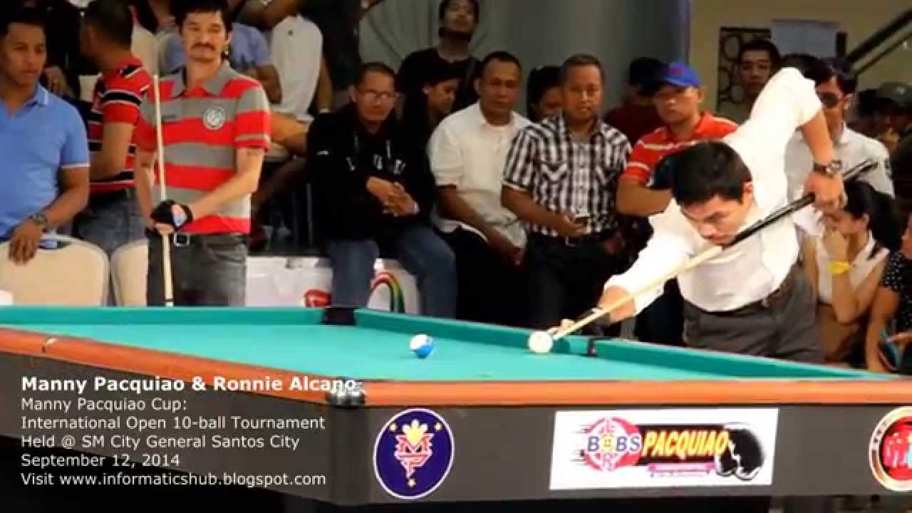 Manny Pacquiao and Ronnie Alcano VS Taiwan Billiard Star Player - YouTube