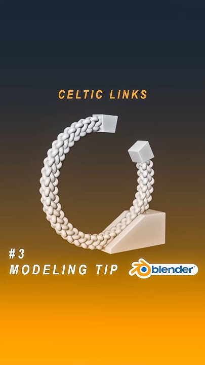 Blender Modeling Tip 3 - Celtic Links - Hindi | #blender #blendertips #blendertutorial #hindi ...