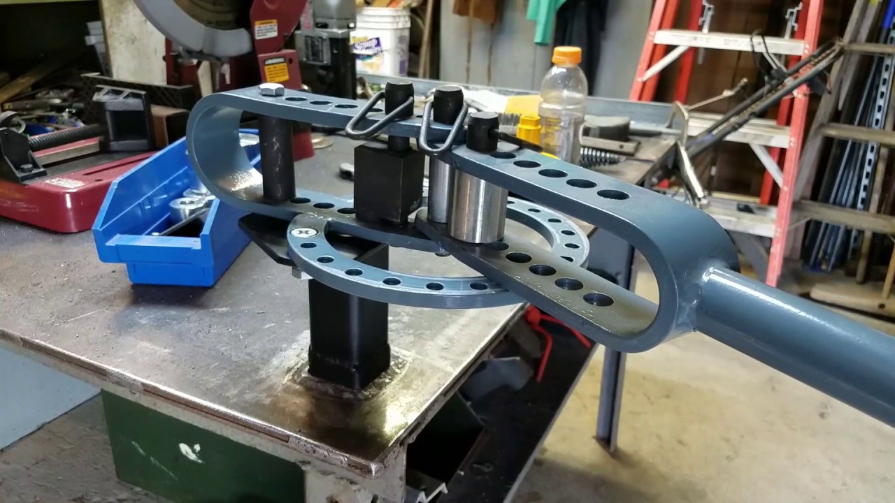 Receiver table mount for Harbor Freight compact Bender - YouTube
