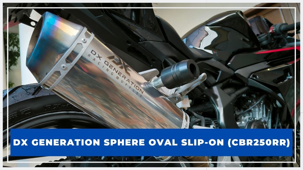 Puresound Knalpot DX Generation Sphere Oval Slip-On - Honda CBR250RR ...