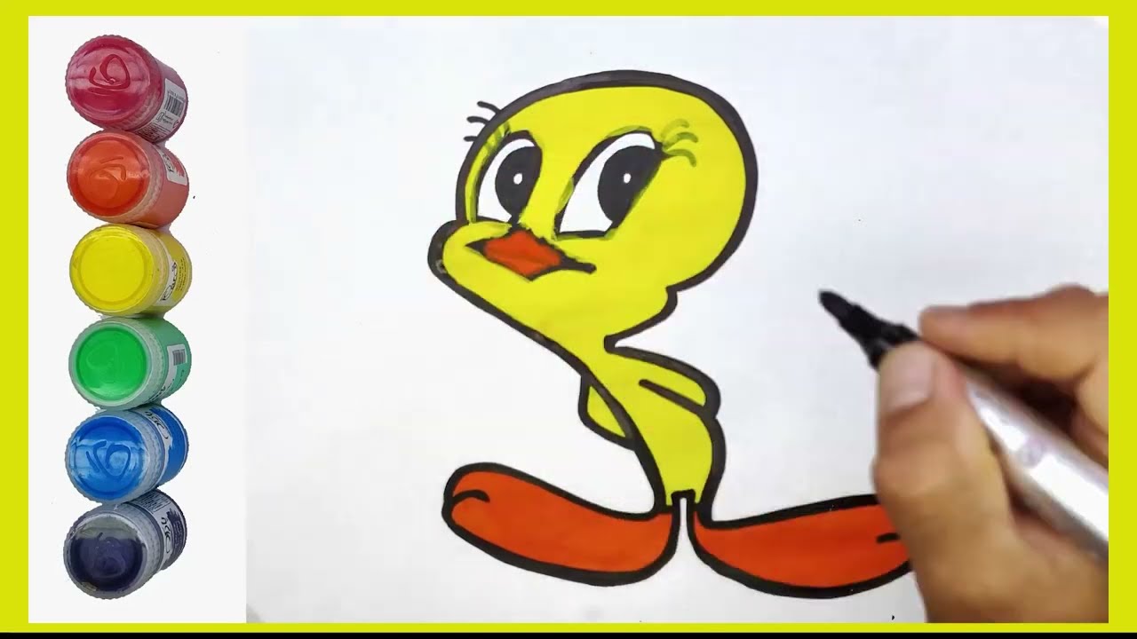 How to draw twitty | draw twitty so beautiful - YouTube