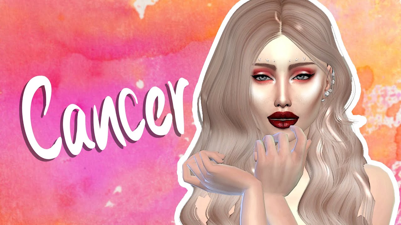 CANCER | The Sims 4 Zodiac | CAS - YouTube
