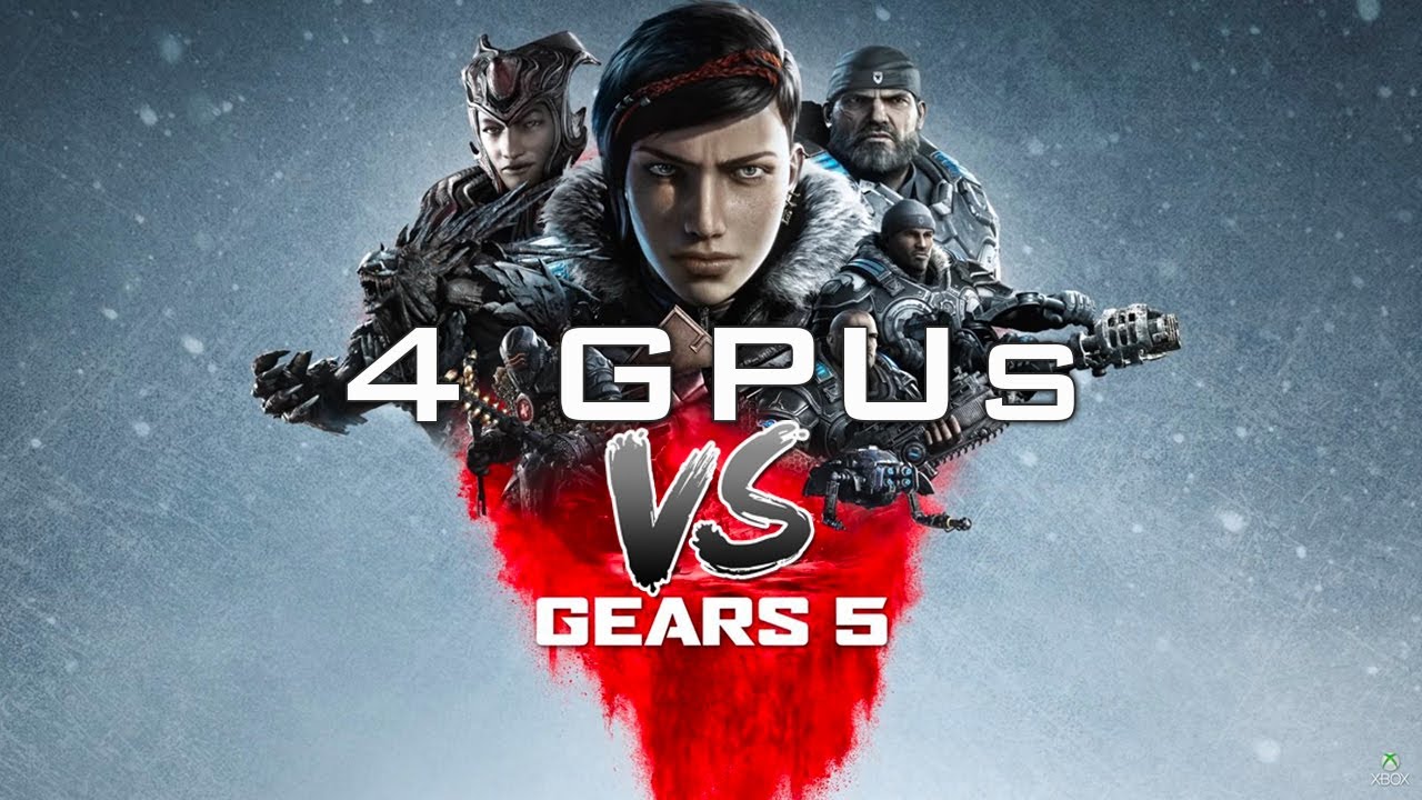 Gears 5 vs 4 GPUs (RX 5700 XT, R9 290, R9 270X, GTX 950) - YouTube