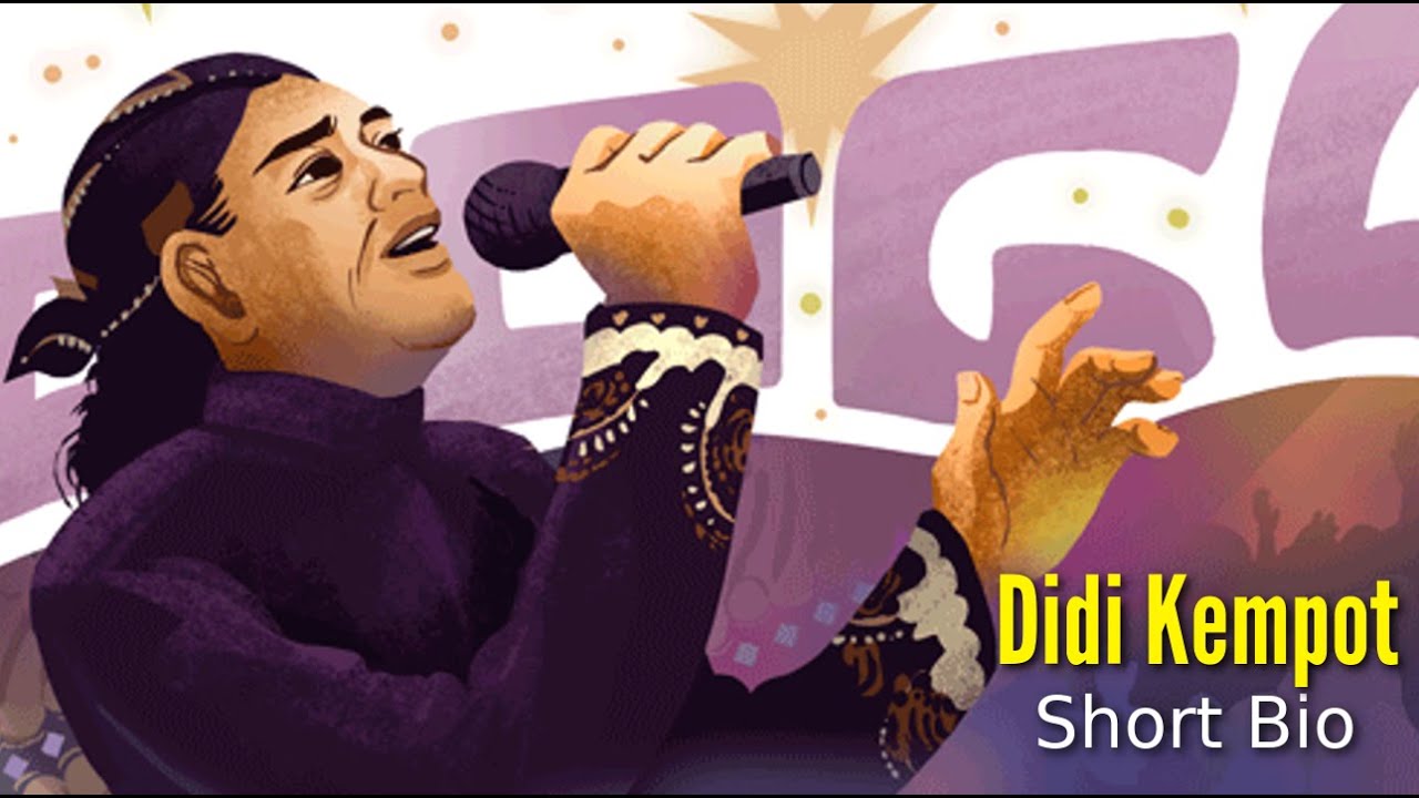 Didi Kempot Google Doodle | Short Bio of Indonesian singer - YouTube