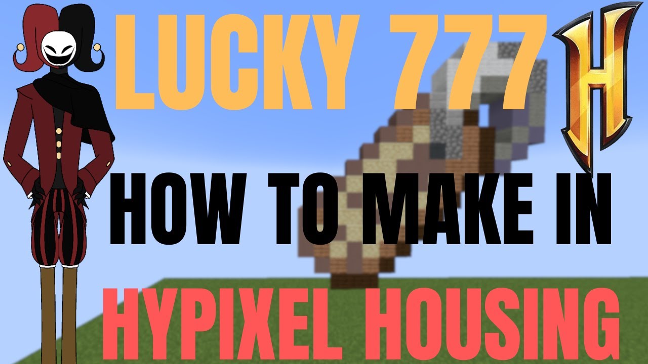 How to make a Luck 777 in Hypixel Housing #hypixel - YouTube