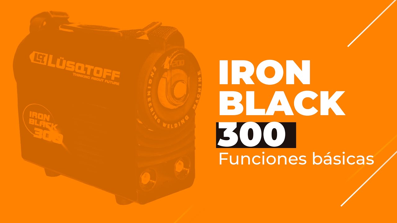 IRON BLACK 300: funciones básicas - YouTube