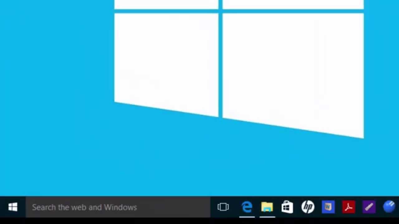 Windows10 || remove search bar from taskbar|| - YouTube