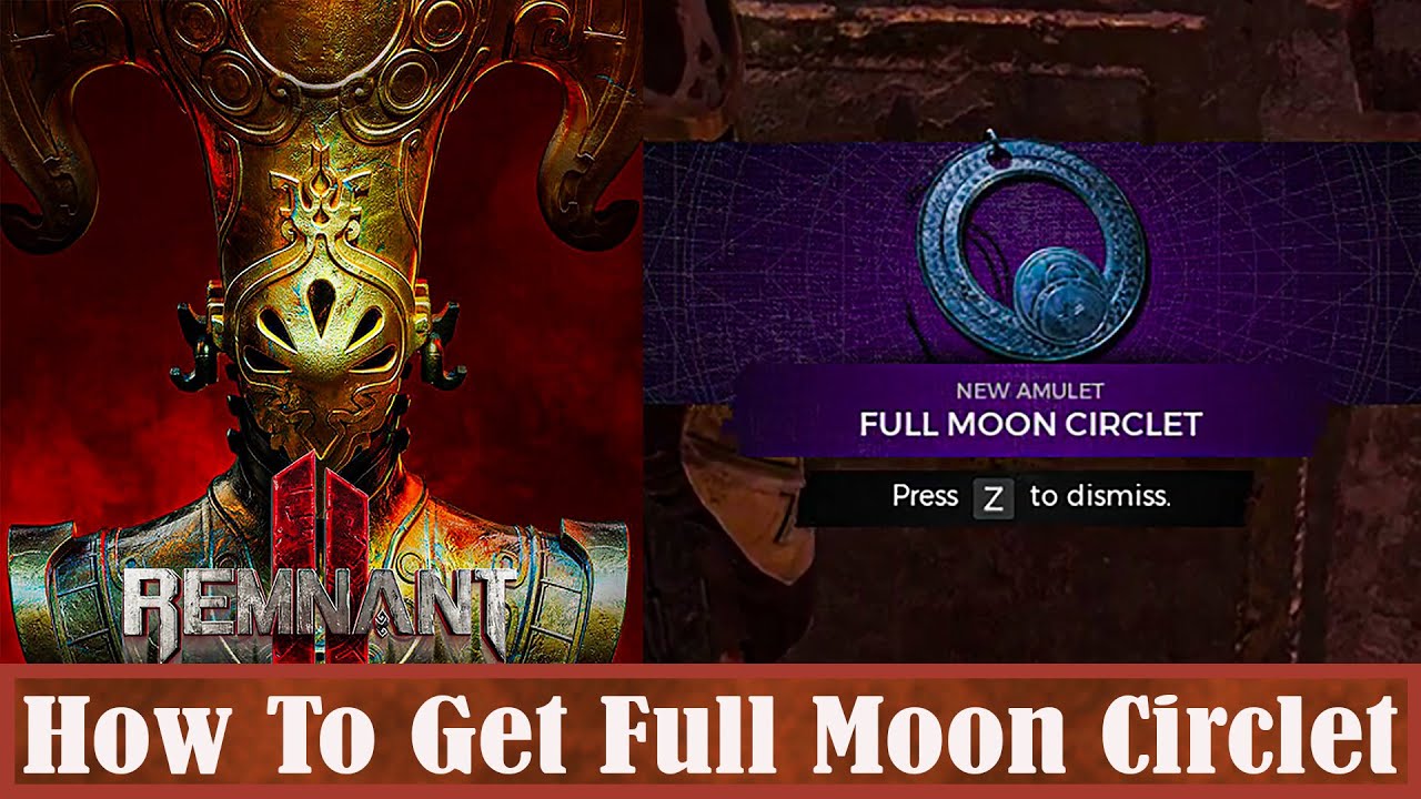 Remnant 2 How To Get Full Moon Circlet Amulet (Imperial Gardens) - YouTube