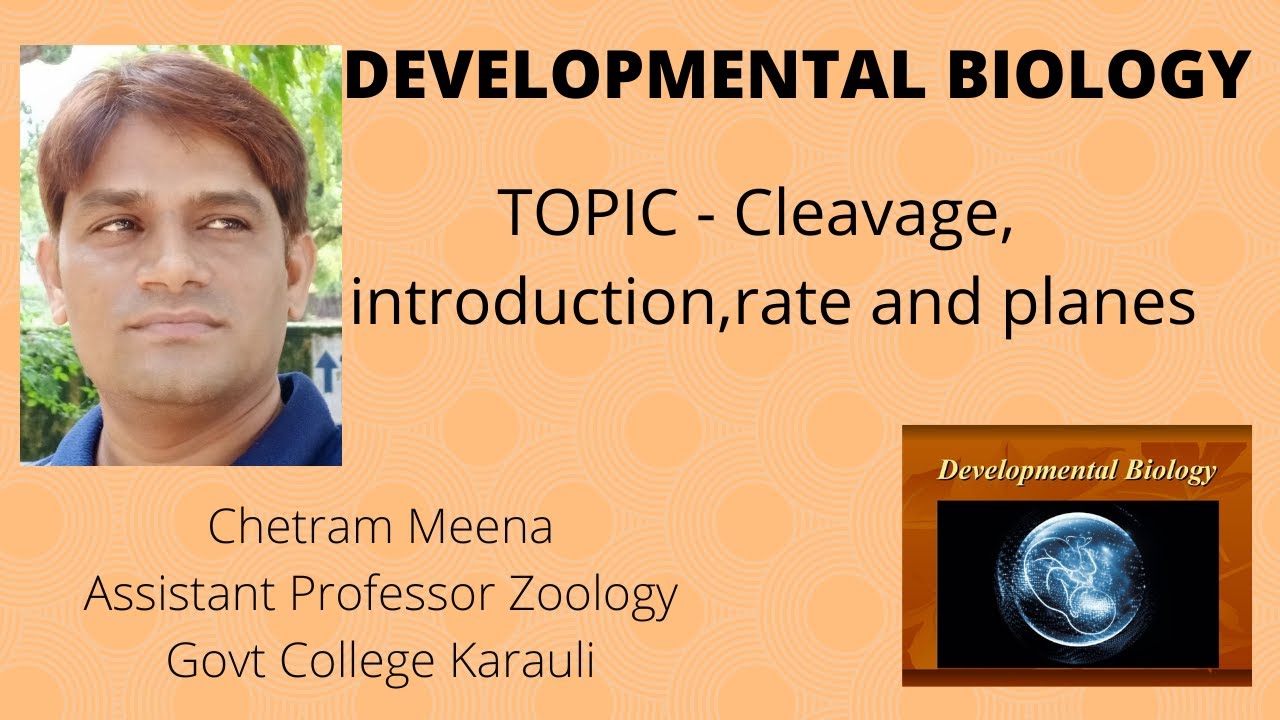 DEVELOPMENTAL BIOLOGY- CLEAVAGE ,introduction,rate and planes - YouTube
