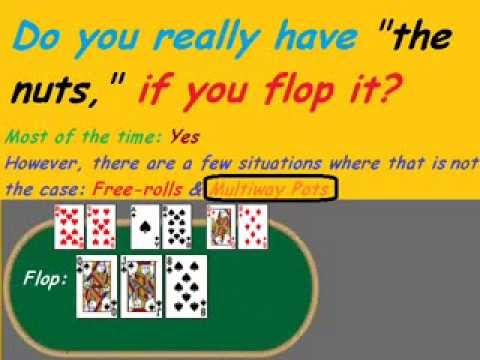 Is "the nuts" the best hand in poker? - YouTube