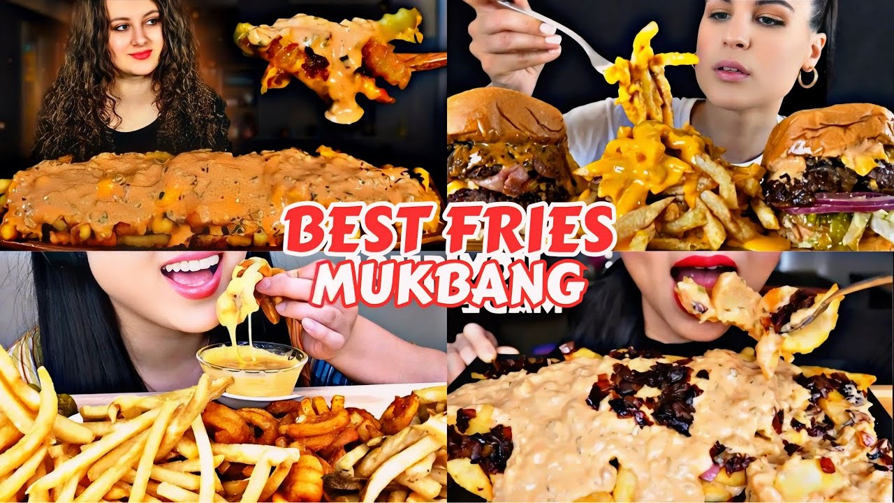 BEST FRIES MUKBANG ASMR - YouTube