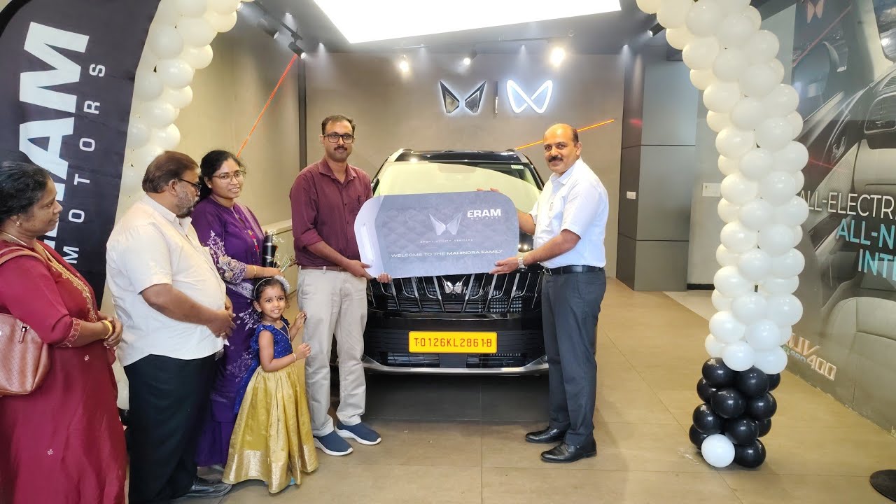 Mahindra first 7xo delivery at eram motors Calicut, for test drive and ...