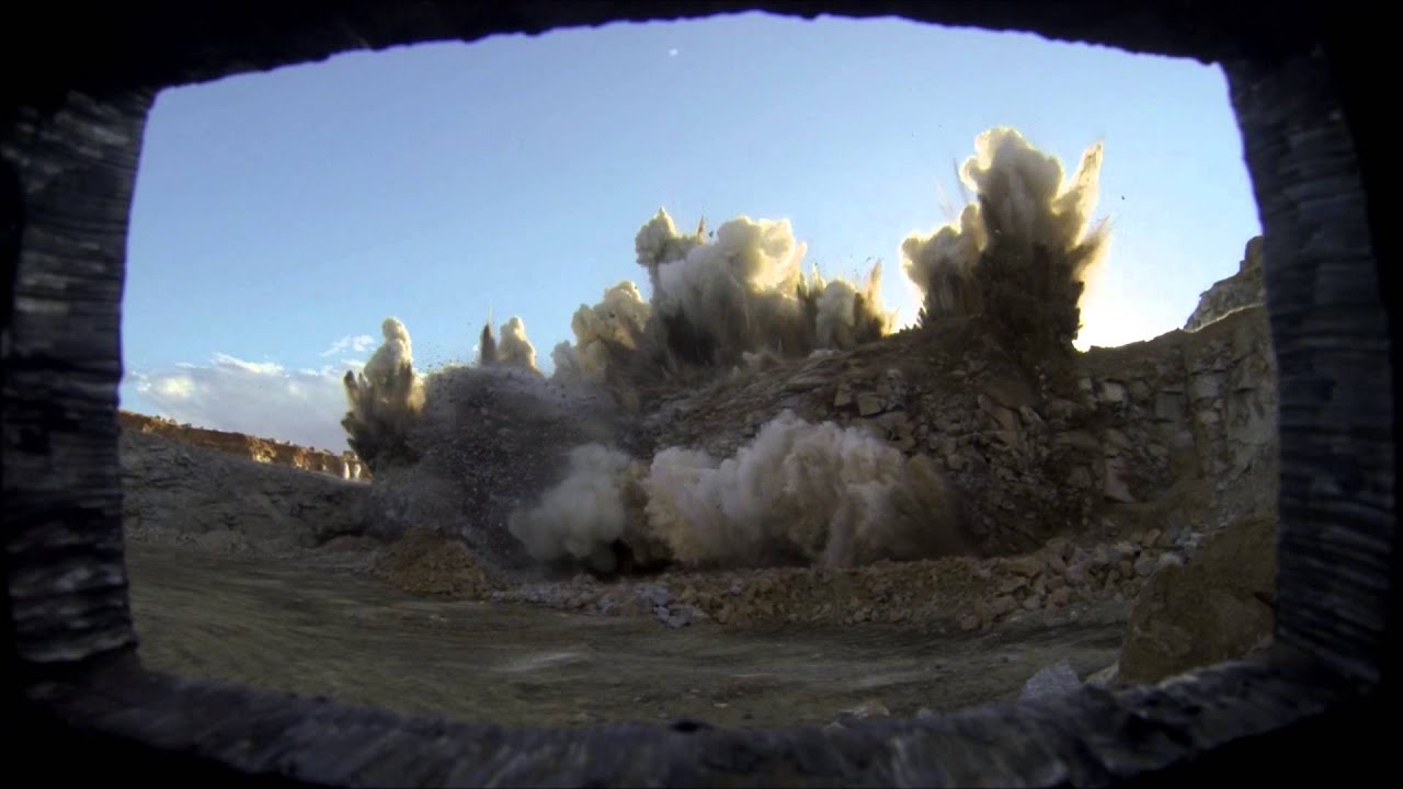 Blasting up close (Gopro punishment fail) - YouTube