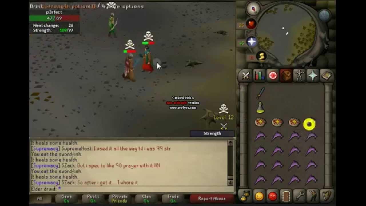 osrs f2p pure pking Elder Druid - YouTube