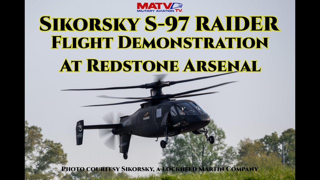 Sikorsky S-97 Raider | Stunning Flight Demonstration For US Army ...